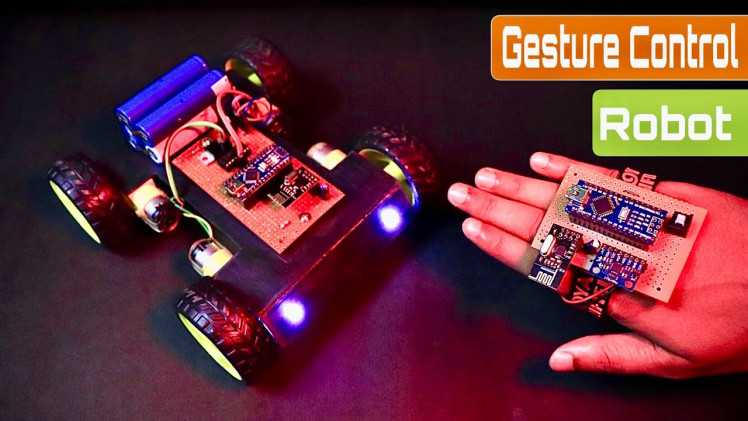 How To Make Arduino Gesture Control Robot At Home